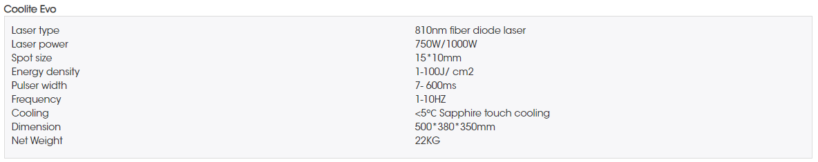 Coolite Evo – Bay Medical Systems